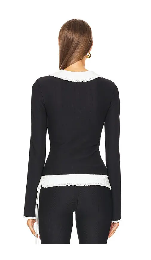 FAIT PAR FOUTCH Edith Cardigan - Black
