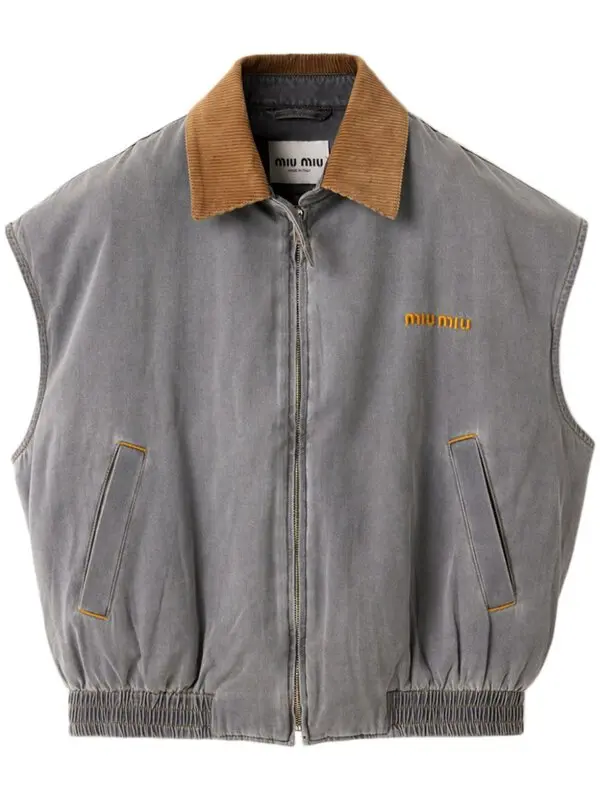 Miu Miu Chambray Vest