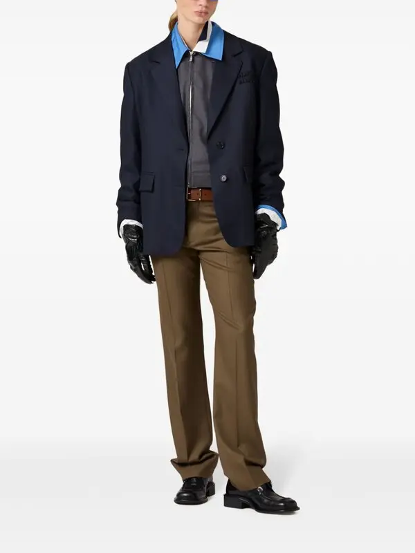 Miu Miu Gabardine-weave Bomber Jacket