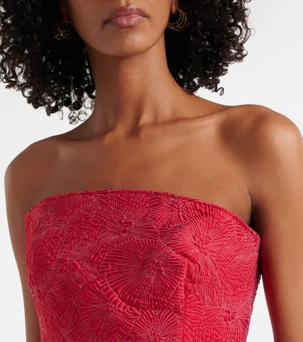 Max Mara Manto Off-shoulder Maxi Dress