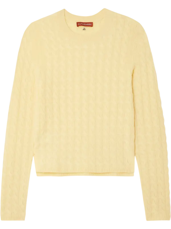 Altuzarra - Altuzarra Milla Cable-knit Cashmere Sweater