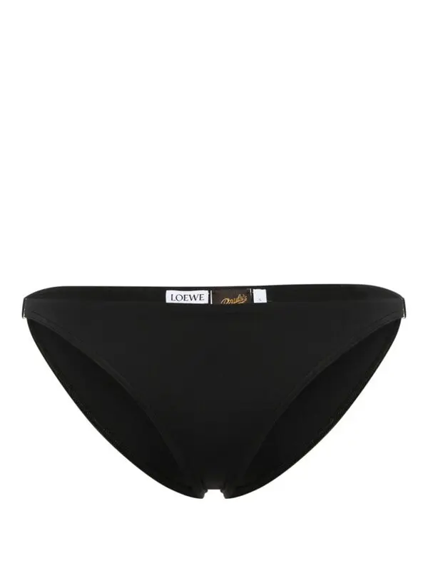 Loewe X Paula's Ibiza Anagram-motif Bikini Bottom - Black