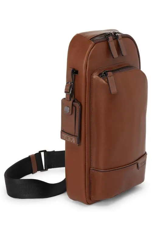 Tumi Gregory Leather Sling Bag