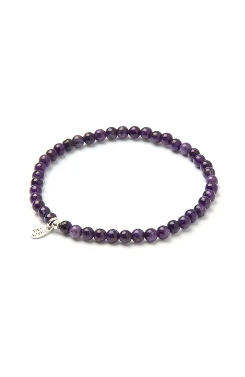 TINY RITUALS Charoite Energy Bracelet - Purple