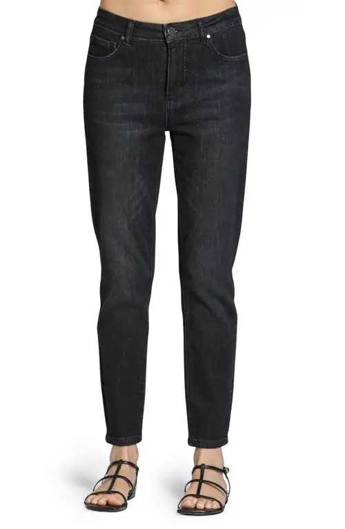 APNY Liberty Ankle Skinny Jeans - Black
