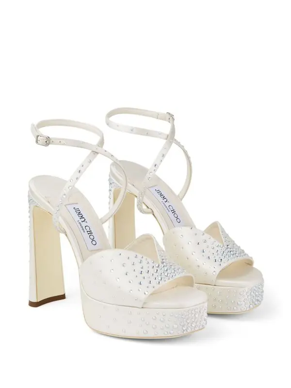 JIMMY CHOO Karli/pf 125 Sandals - Neutrals