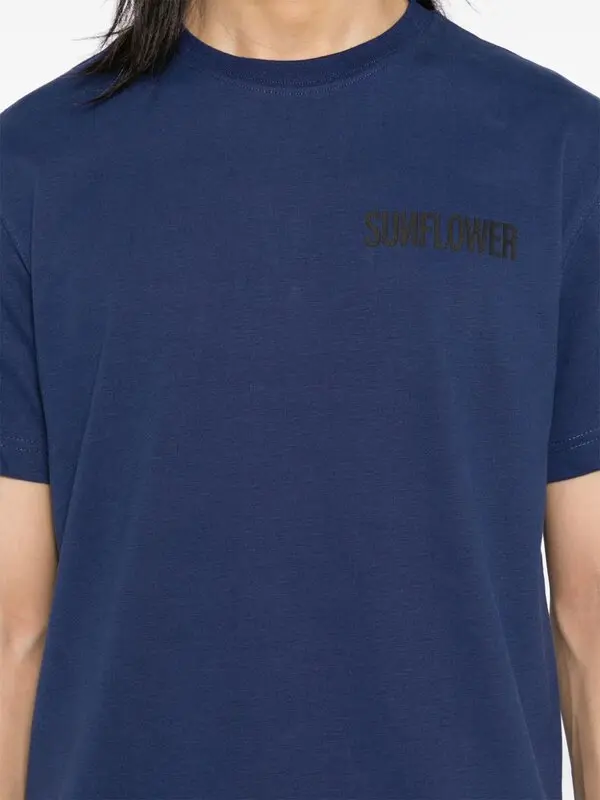 SUNFLOWER Logo Print Short Sleeves T-shirt