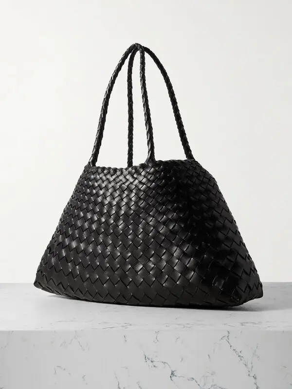 Dragon Diffusion Santa Croce Big Woven Tote - Black