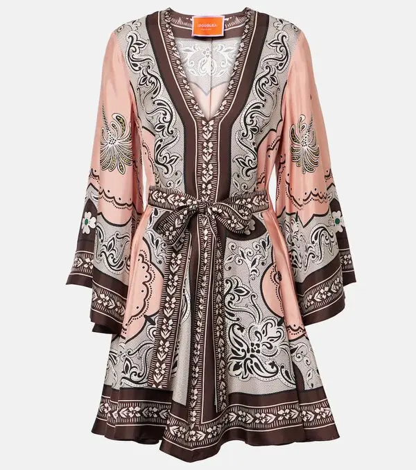 La DoubleJ Magnifico Printed Mini Dress