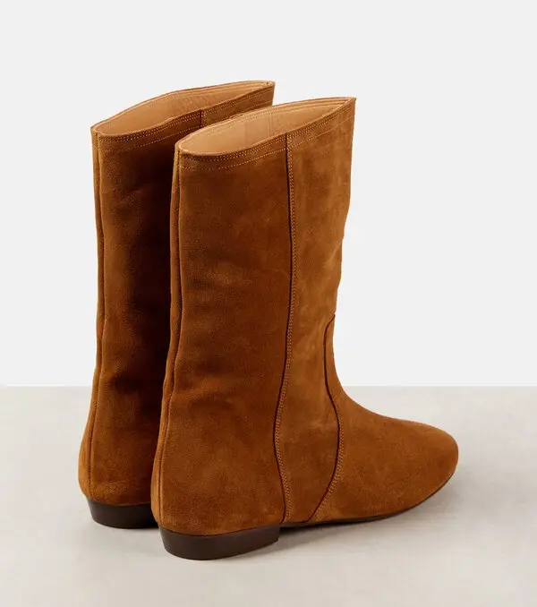 Isabel Marant Étoile Stefsa Suede Ankle Boots - Brown