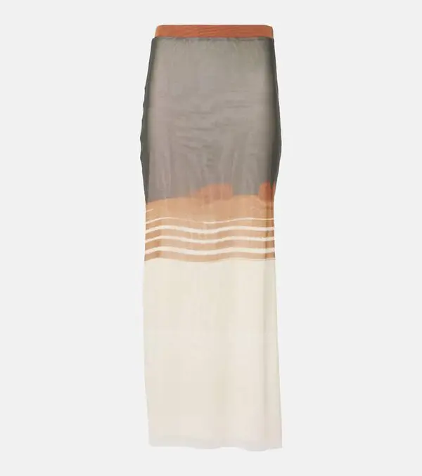 SIR. Breeze Bandeau Striped Maxi Skirt - Multicoloured
