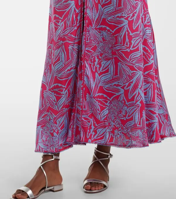 Poupette St Barth Denise Printed Maxi Dress