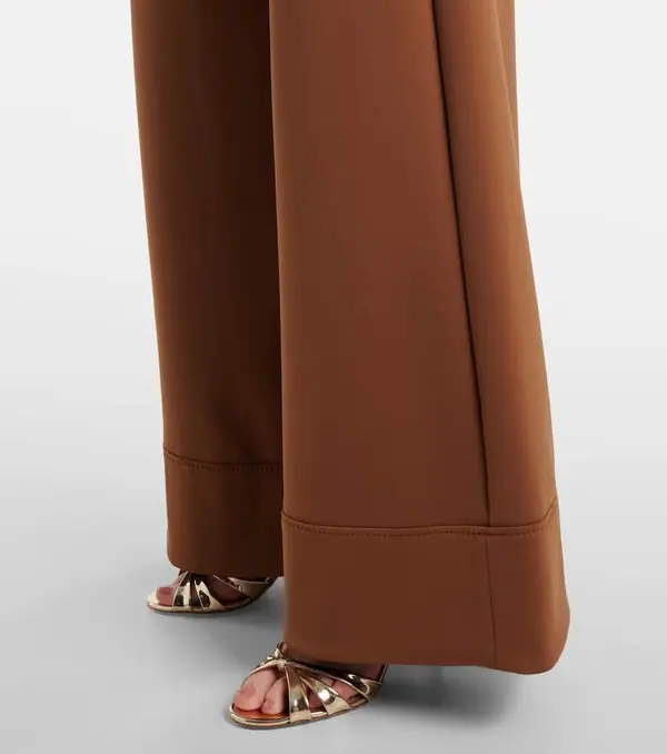 Max Mara Fagiani Wide-leg Pants - Brown