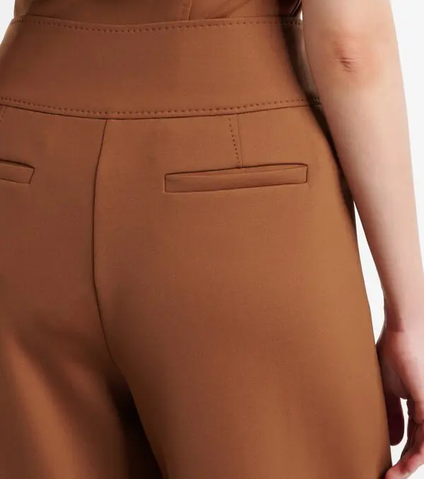 Max Mara Fagiani Wide-leg Pants - Brown