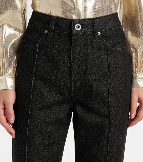 SELF-PORTRAIT High-rise Flared Jeans