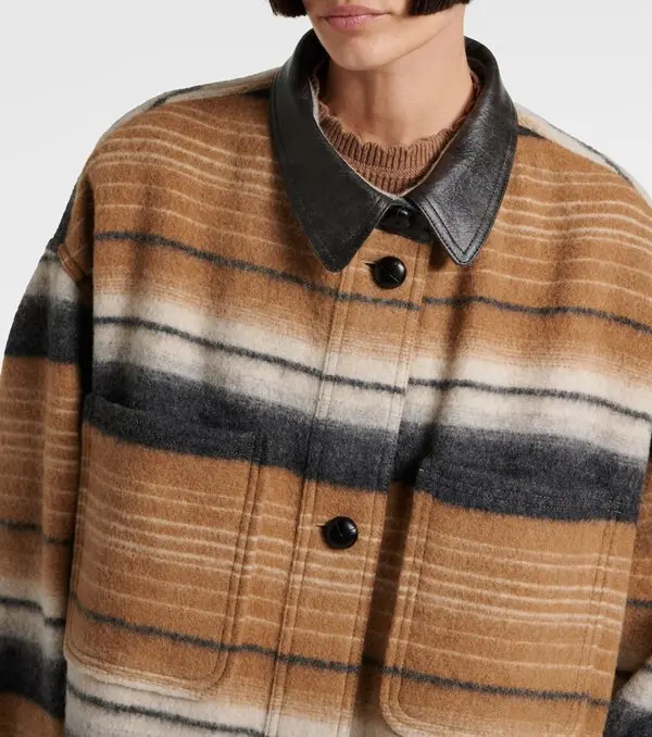 MARANT ETOILE Djilaga Wool-blend Coat