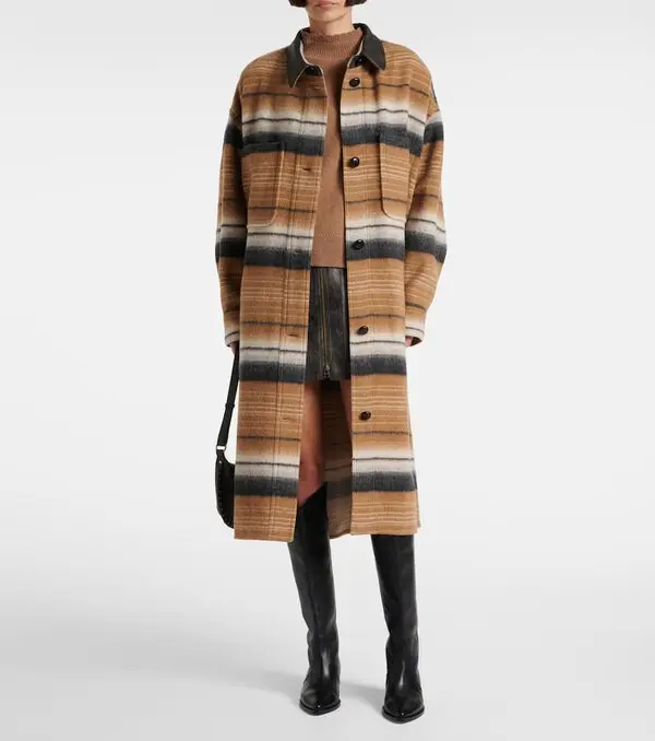 MARANT ETOILE Djilaga Wool-blend Coat
