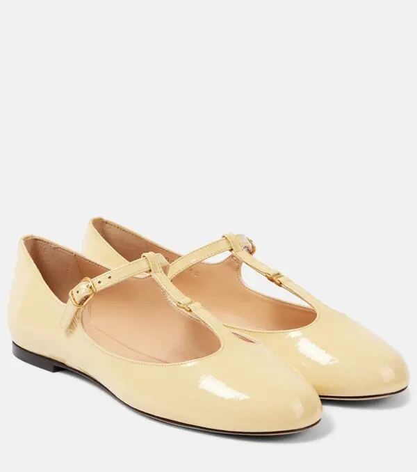 Chloé Marcie Patent Leather Mary Jane Flats