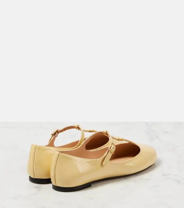 Chloé Marcie Patent Leather Mary Jane Flats