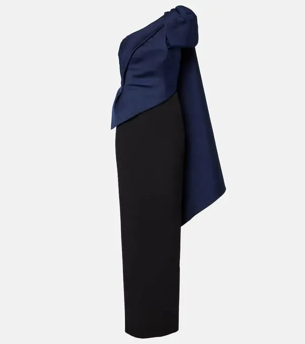 Roland Mouret Bow-detail Draped Gown