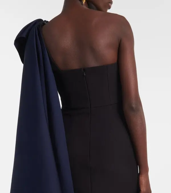Roland Mouret Bow-detail Draped Gown