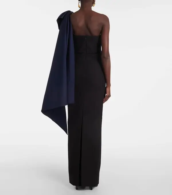 Roland Mouret Bow-detail Draped Gown