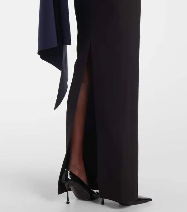 Roland Mouret Bow-detail Draped Gown