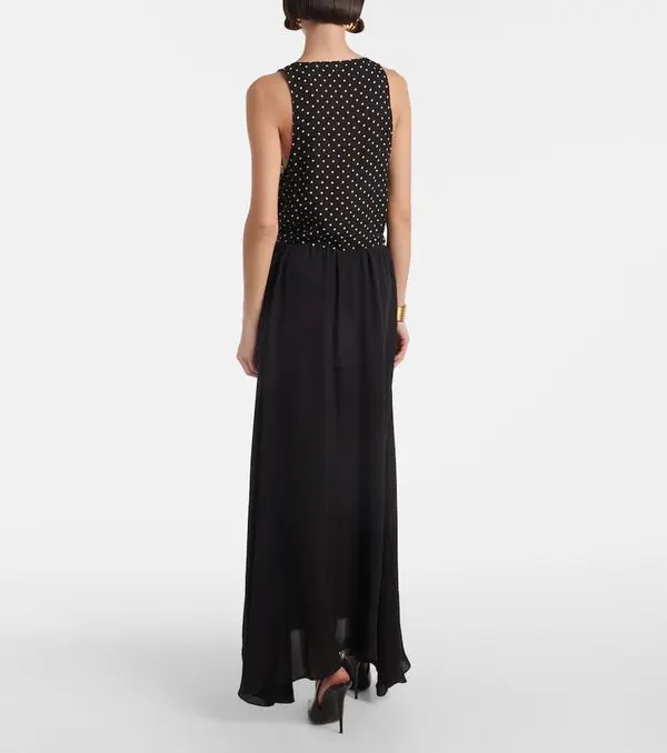 Wardrobe.NYC Flared Maxi Silk Skirt