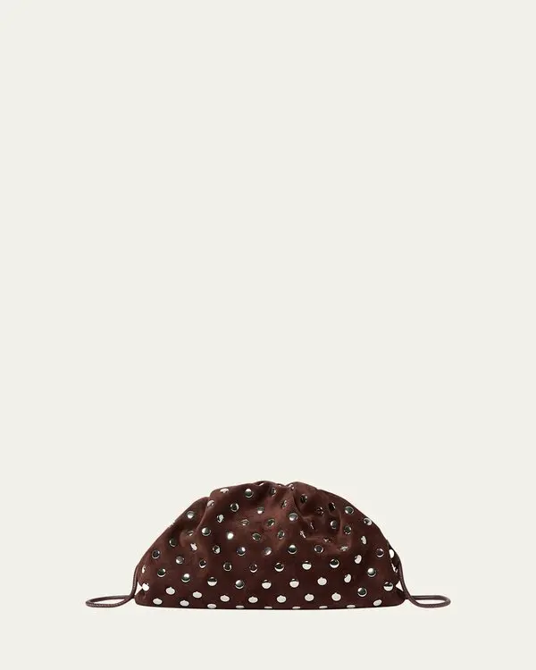 LOEFFLER RANDALL Bailey Studded Leather Clutch Bag
