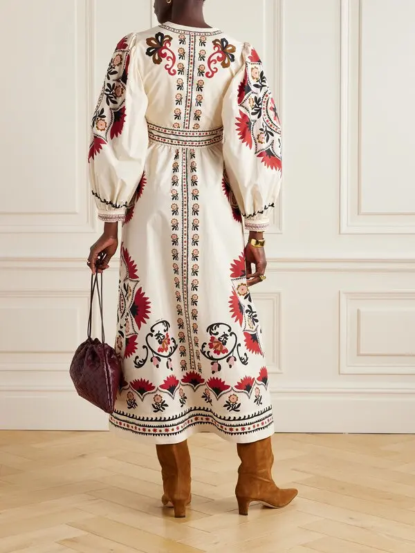 farm rio cream cashew mandala mini dress Farm Rio Mini Dress