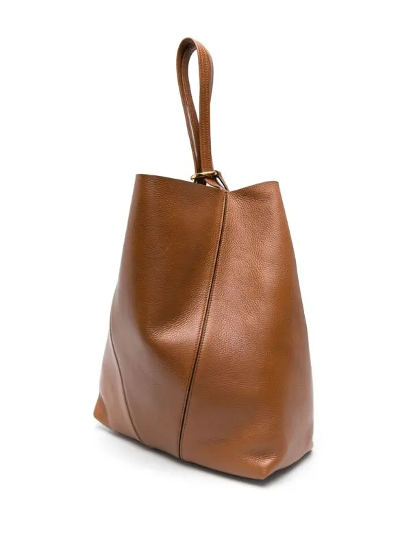 Chloé Large Spin Tote Bag - Brown