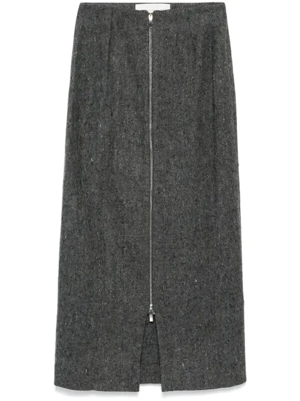 CONNER IVES Reconstituted Military Blanket Skirt