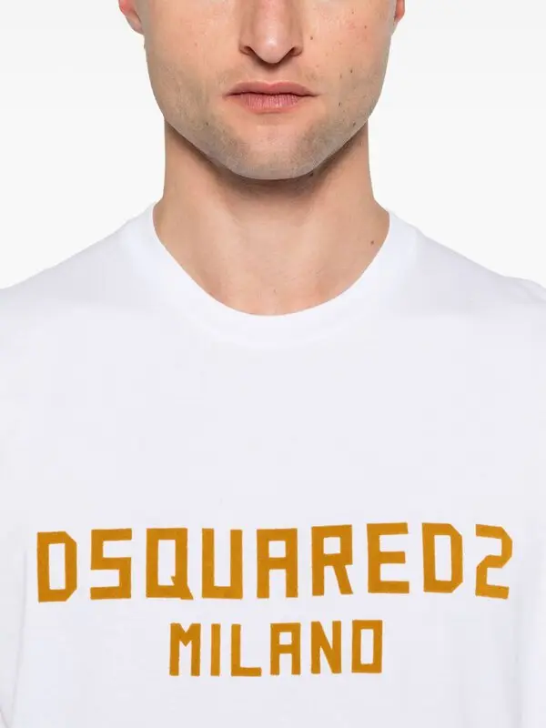 Dsquared2 Flocked-logo T-shirt