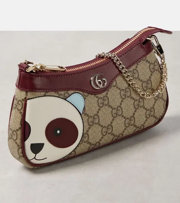 pandacoPanda専用 GUCCIセミショルダーバック Gucci Gg Mini Panda Appliqué Shoulder Bag - Neutrals | Editorialist