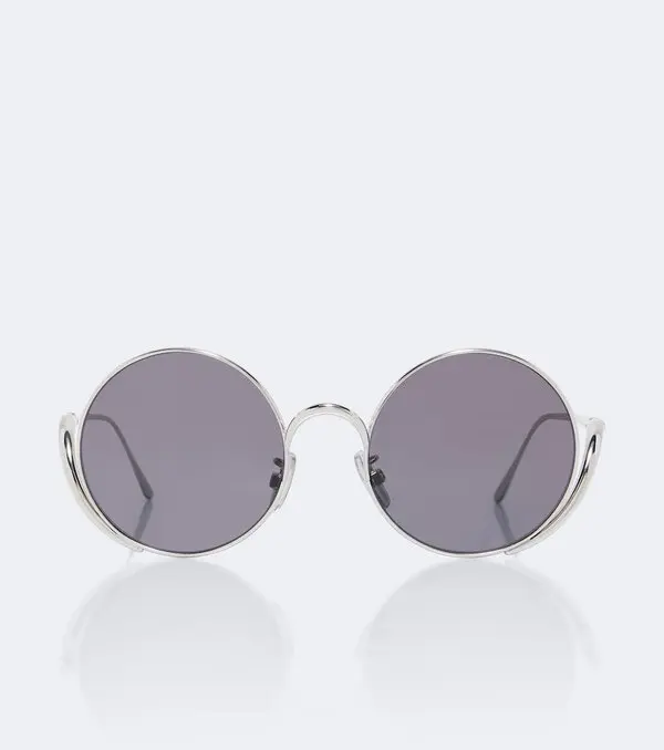 Loewe Signature Round Sunglasses - Silver