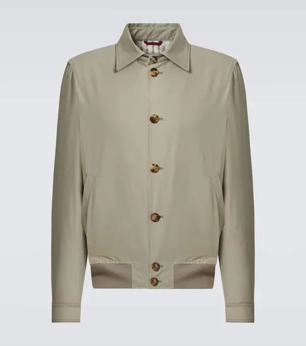 Brunello Cucinelli Cotton-blend Bomber Jacket