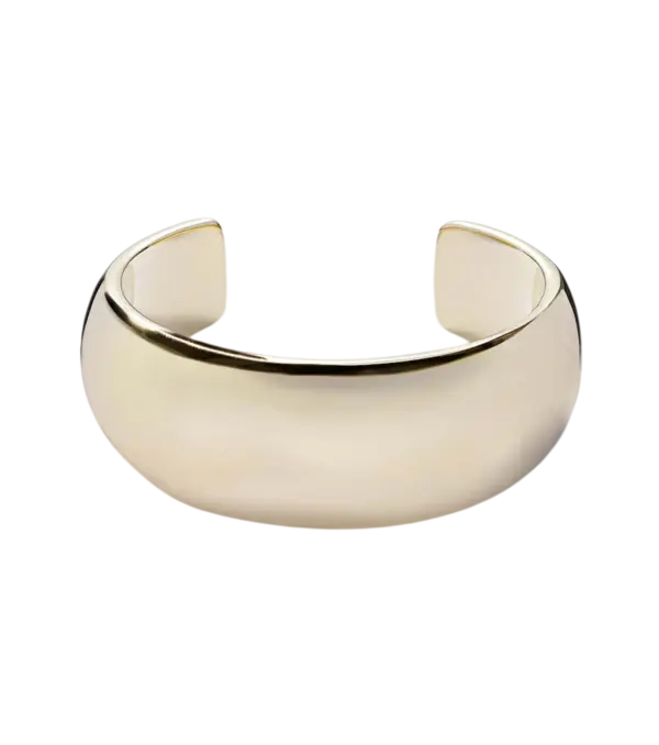 JENNIFER FISHER Puffy Cuff Bracelet - Gold