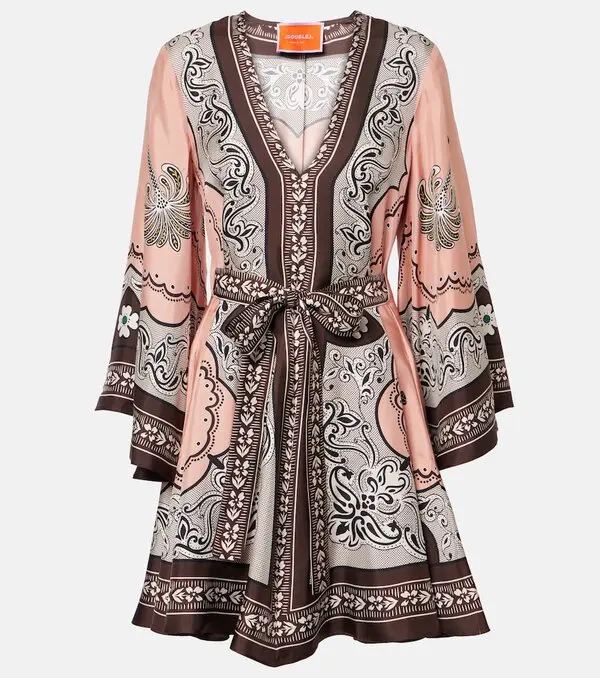 La DoubleJ Magnifico Printed Mini Dress - Multicoloured