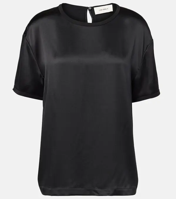 LISA YANG Silk Top - Blue
