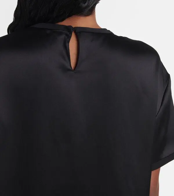 LISA YANG Silk Top - Blue