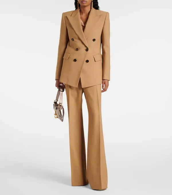Chloé Wool Flared Trousers