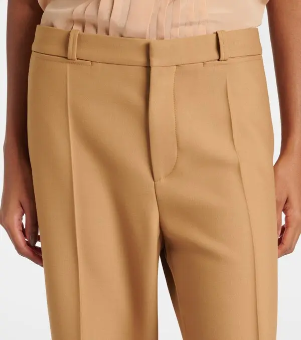Chloé Wool Flared Trousers