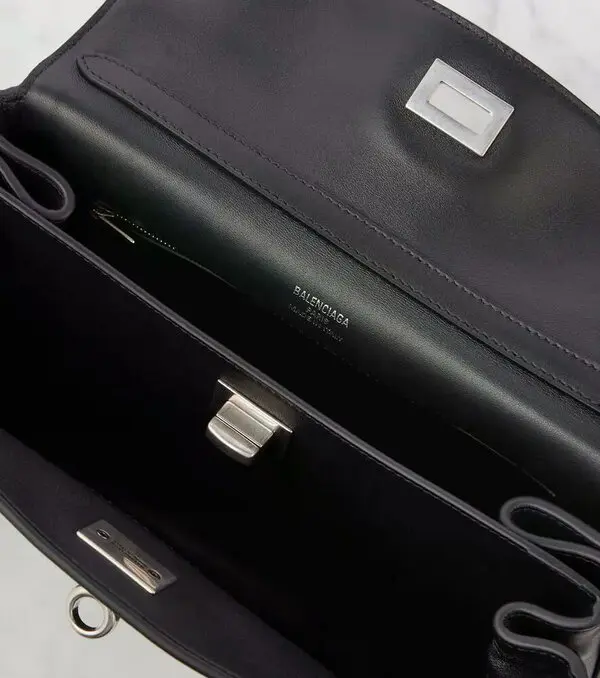 Balenciaga Rodeo Small Leather Tote Bag - Black