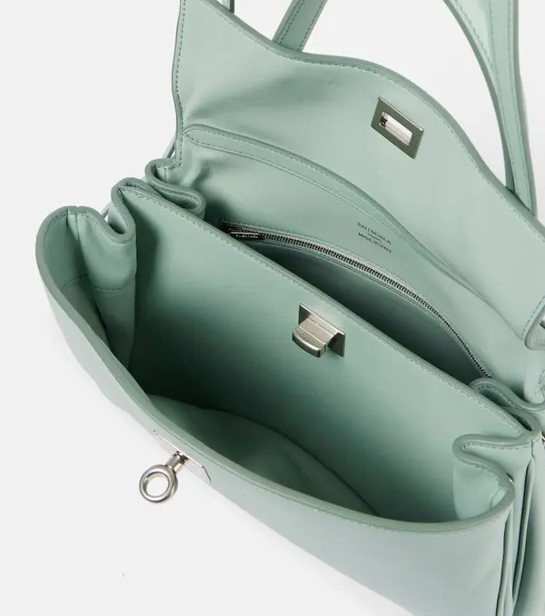 Balenciaga Rodeo Small Leather Tote Bag - Green