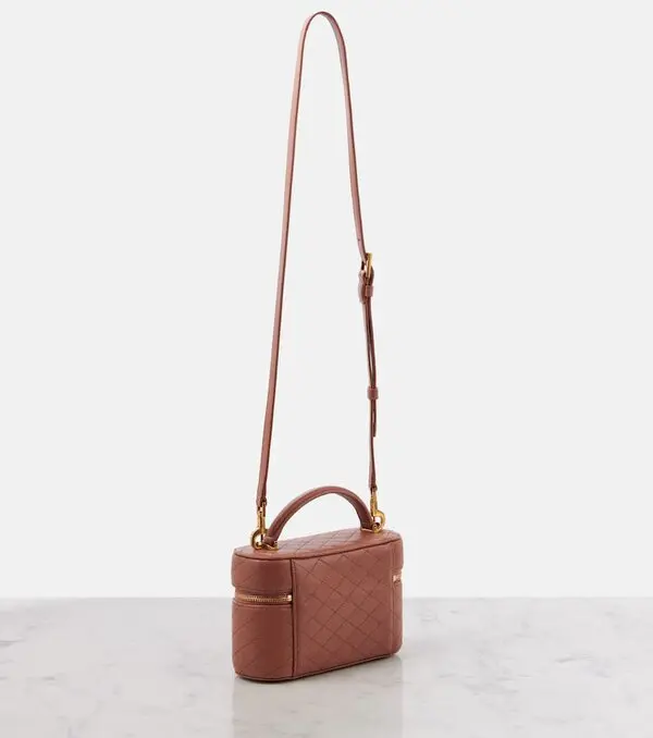 Saint Laurent Gaby Quilted Leather Vanity Bag