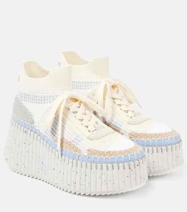 Chloé Nama Platform Slip-on Sneakers