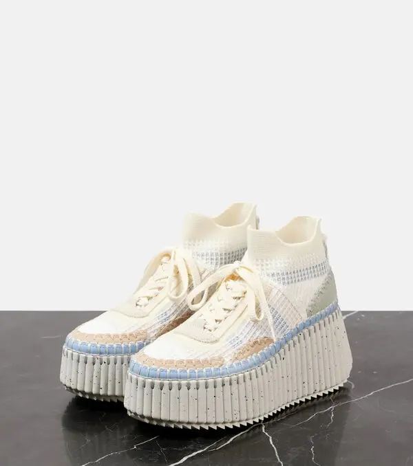 Chloé Nama Platform Slip-on Sneakers