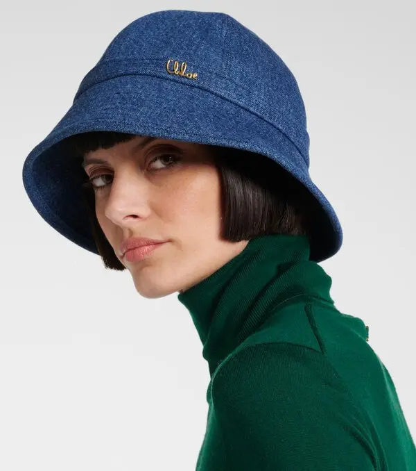 Chloé Iconic Denim Bucket Hat