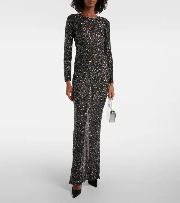 Alessandra Rich Sequined Gown
