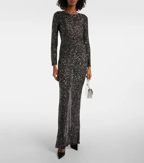 Alessandra Rich Sequined Gown